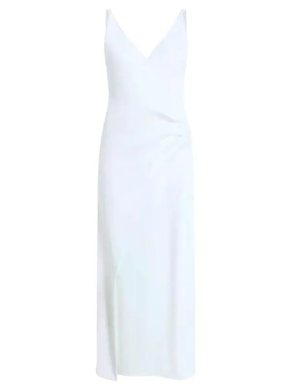 Proenza Schouler Noema Heavy Sable Wrap Dress - White