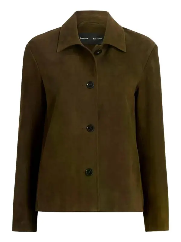 Proenza Schouler Irine Suede Jacket - Brown
