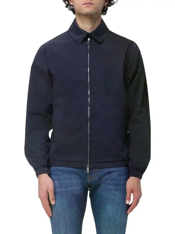 BROOKSFIELD Stretch Gabardine Jacket - Blue