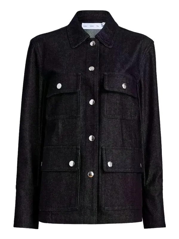 Proenza Schouler White Label Stella Jacket In Stretch Twill - Blue