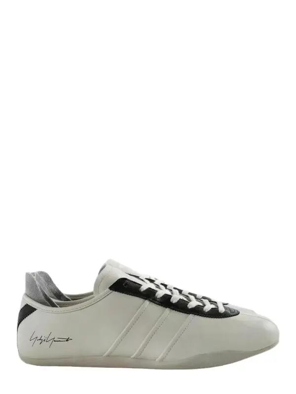 Y3 Tokyo Signature-print Low-top Sneakers - Neutrals