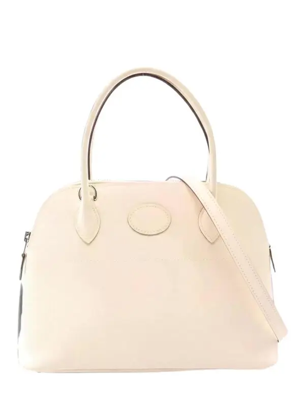 Hermès Bolide 27 Leather Handbag - Neutrals