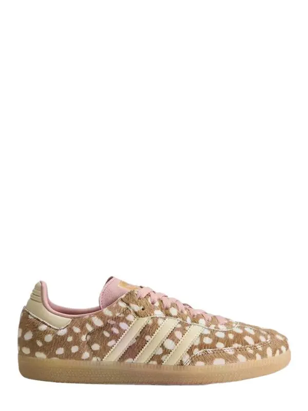 Adidas Samba Og Polka-dot Calf-hair Sneakers - Brown