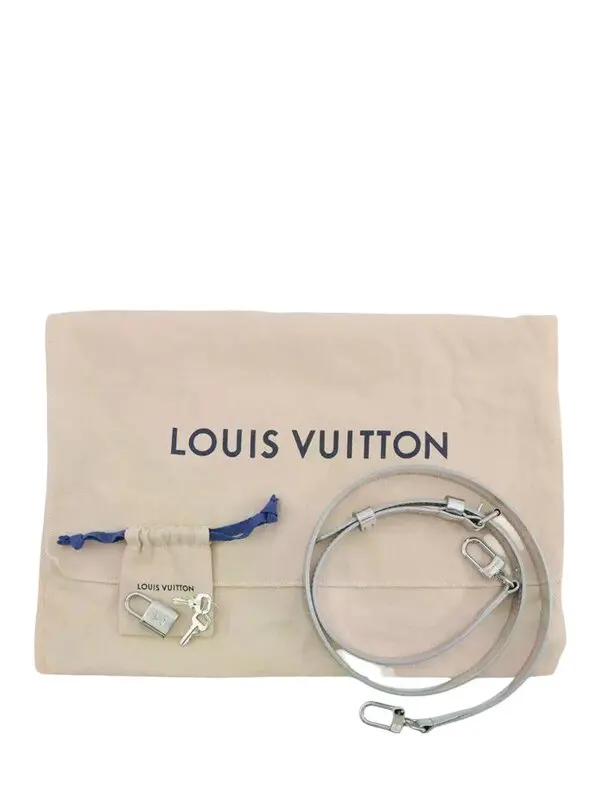 LOUIS VUITTON Speedy Bandouliere 20 Monogram Miroir Clutch Bag - Silver