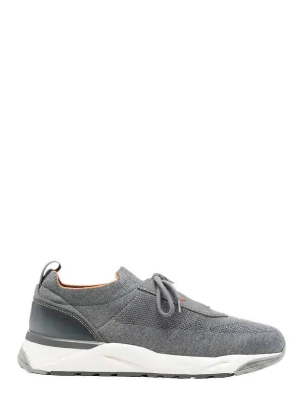 Santoni Innova Panelled Sneakers - Grey