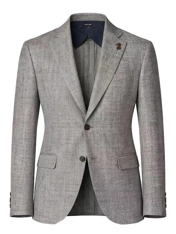 Pal Zileri Single-breasted Blazer - Grey