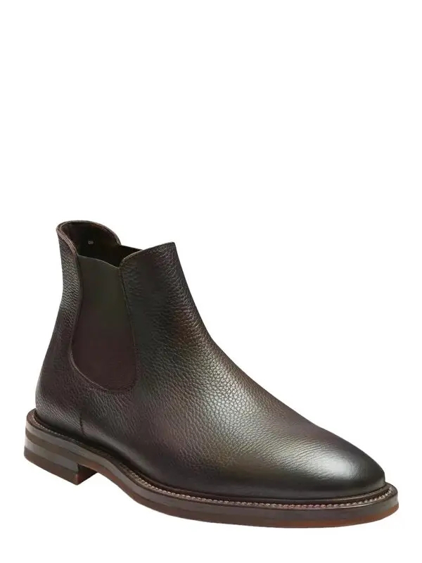 Fratelli Rossetti Grainy Leather Chelsea Boots - Brown