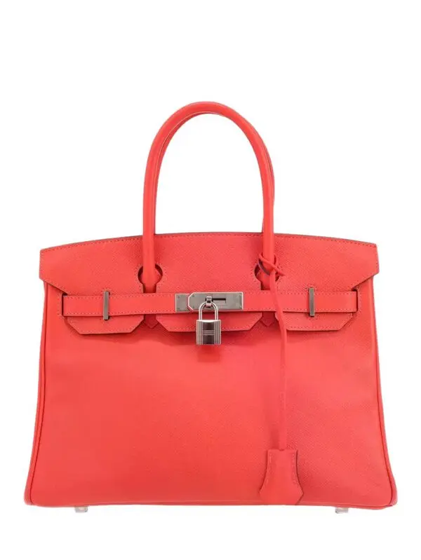 Hermès Birkin 30 Handbag - Orange