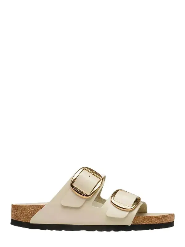 BIRKENSTOCK Arizona Big Buckle Slides - Neutrals