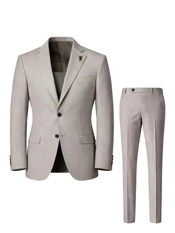 Pal Zileri Notched-lapel Single-breasted Suit - Neutrals