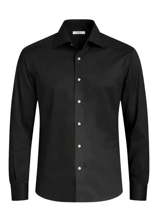 Pal Zileri Button-up Long-sleeve Shirt - Black