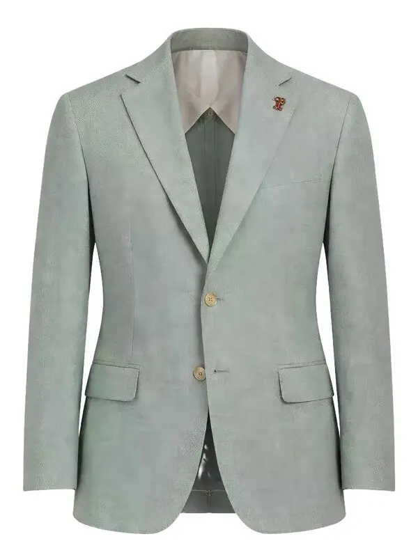 Pal Zileri Single-breasted Blazer - Green