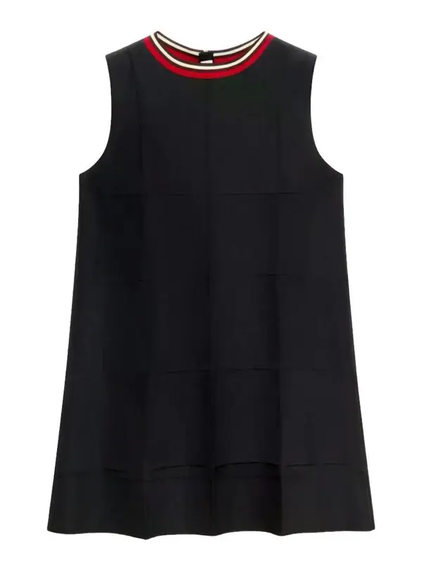Marni Pleated Sleeveless Mini Dress - Black