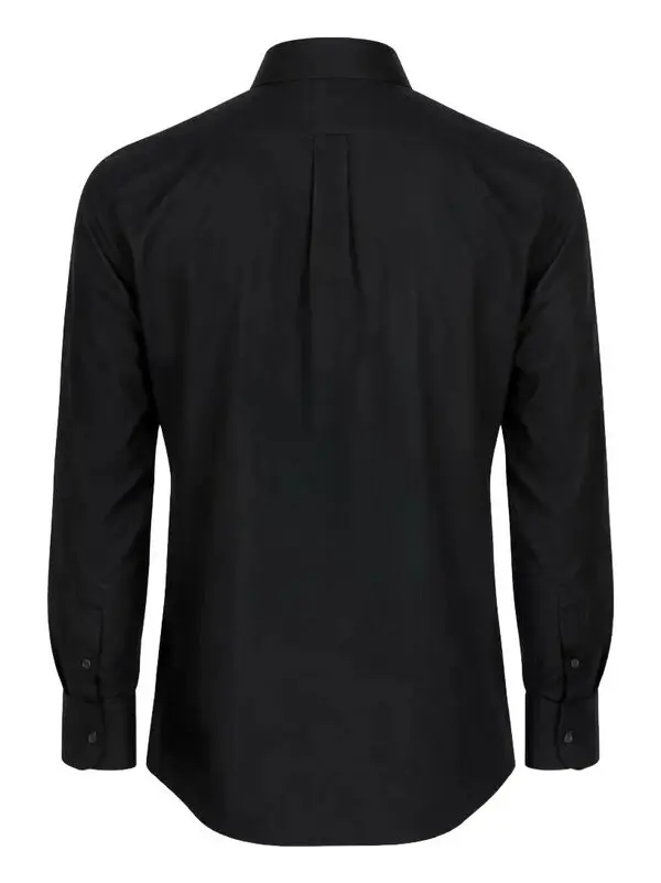 TOMBOLINI Long-sleeve Button-down Shirt - Black
