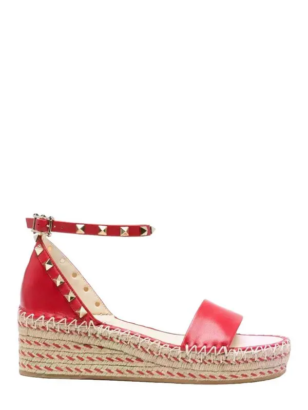 Valentino Garavani Rockstud Espadrilles - Red