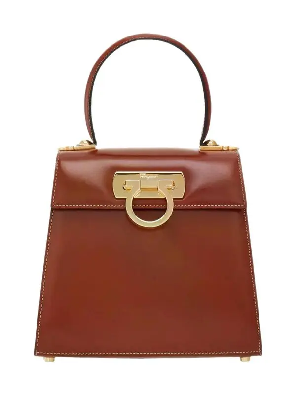 FERRAGAMO Top Handle Tote Bag - Brown