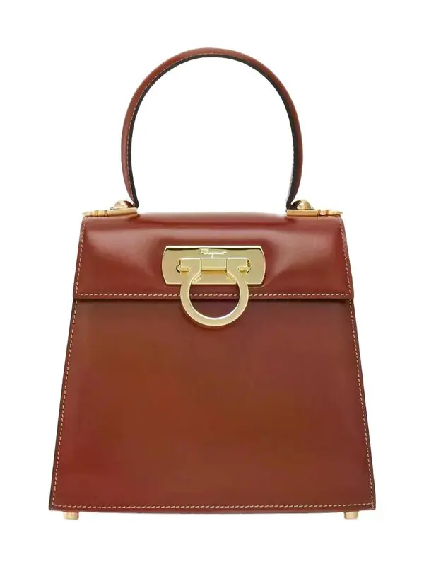 FERRAGAMO Top Handle Tote Bag - Brown