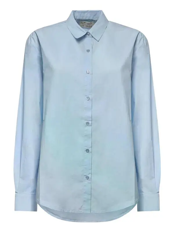 MC2 SAINT BARTH Brigitte Embroidered Shirt - Blue