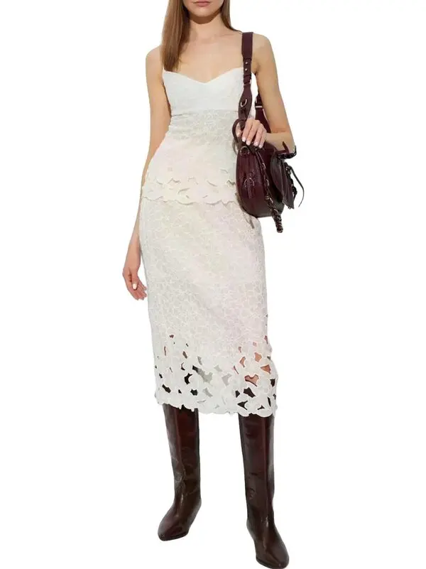 Isabel Marant Étoile Ryesha Embroidered Ramie Skirt - Neutrals