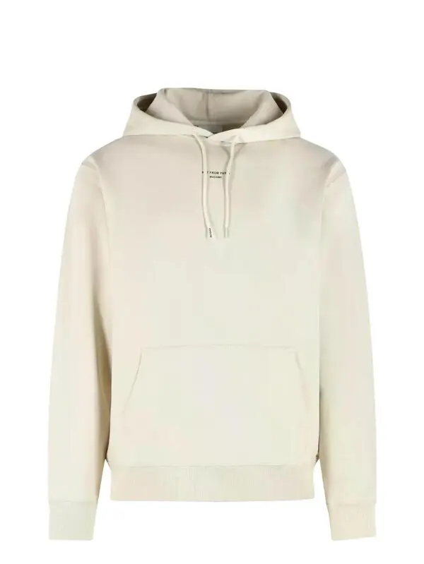 Drole De Monsieur Drawstring Hoodie - Neutrals
