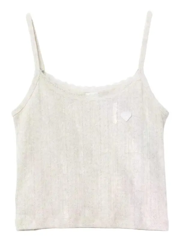 AAPE BY *A BATHING APE Apee™ A Bathing Ape® Logo-print Cropped Vest - Grey
