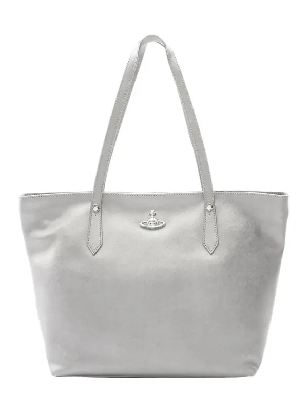 VIVIENNE WESTWOOD Orb Plaque Shoulder Bag - Grey