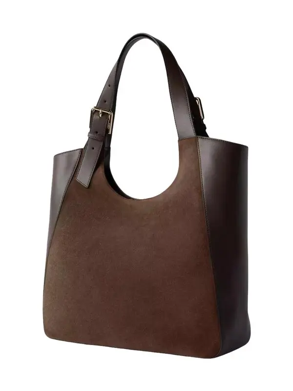 Furla Leather Tote Bag - Brown