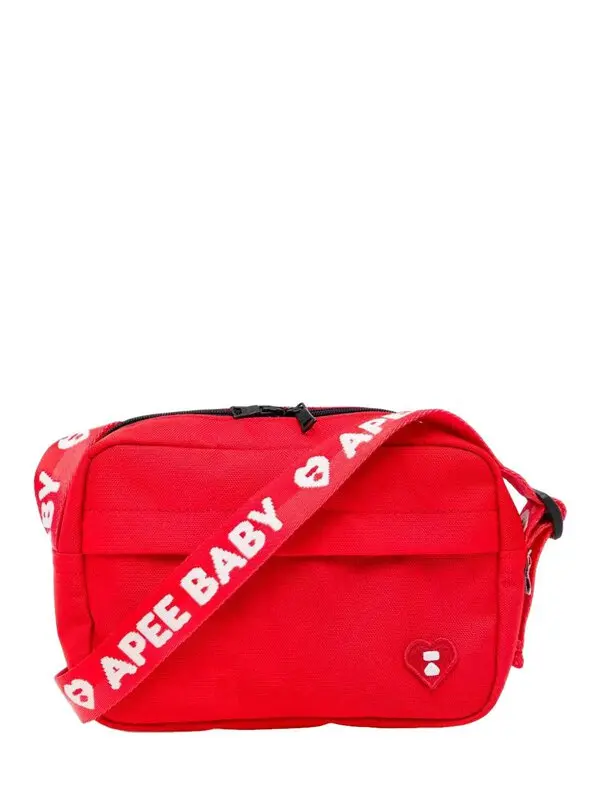 AAPE BY *A BATHING APE Logo-print Mini Bag - Red