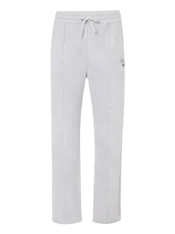 Iceberg Drawstring-waist Logo-print Track Pants - Grey
