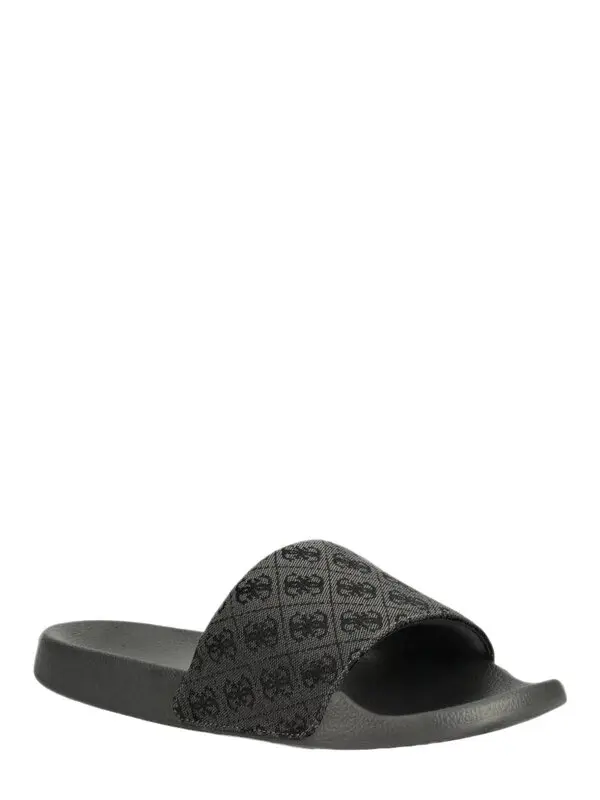 Guess Tokyo 4g Monogram Slides - Grey
