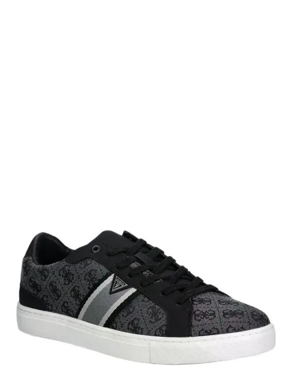 Guess Todi Ii Logo-print Panelled Sneakers - Grey