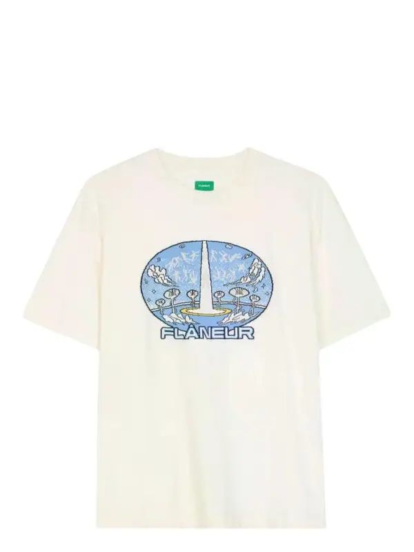 FLANEUR Euphoric Knitted T-shirt - White