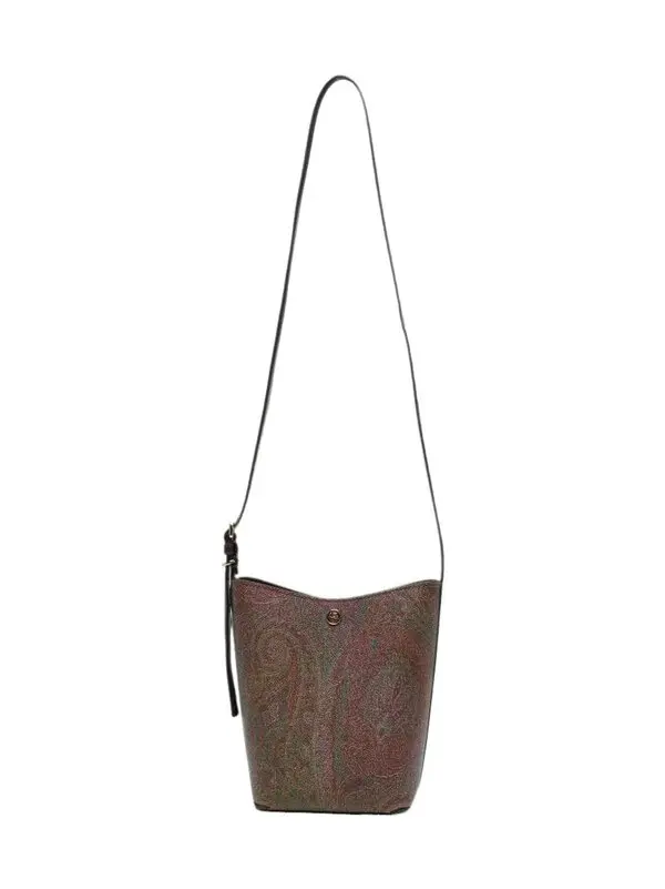 Etro Paisley Print Shoulder Bag - Red