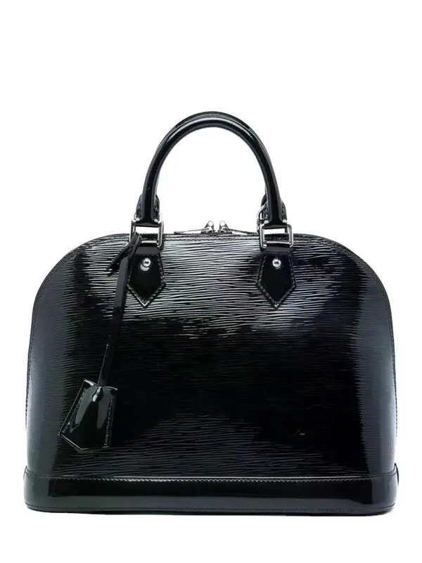 LOUIS VUITTON Electric Epi Alma Pm Handbag - Black