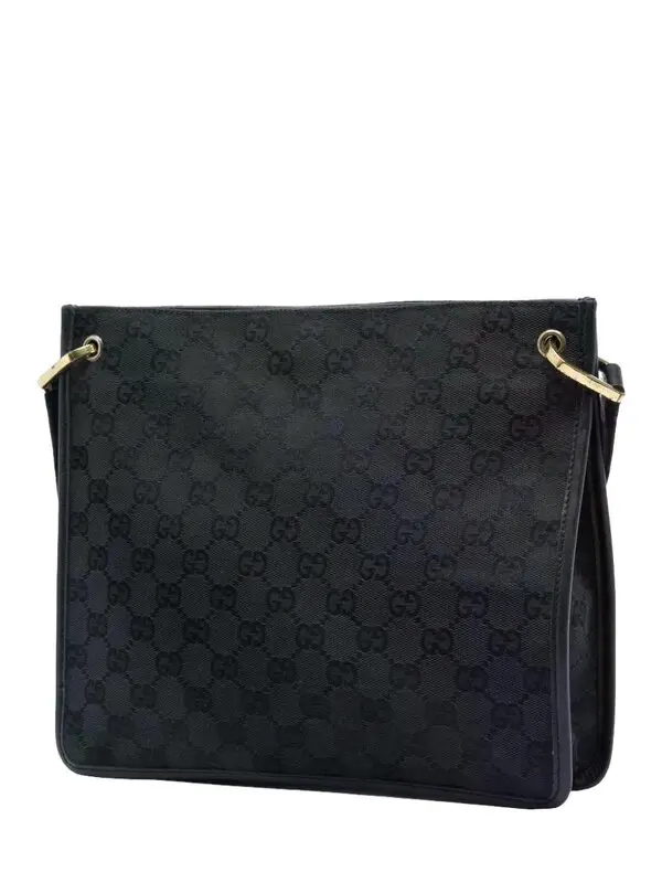 Gucci Gg Canvas Crossbody Bag - Black