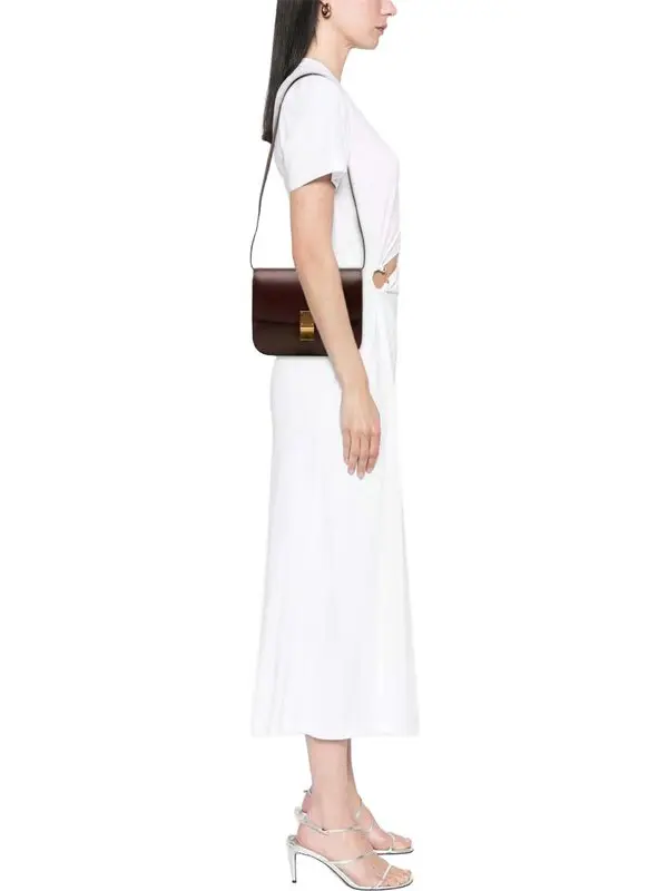 Celine Medium Calfskin Classic Box Crossbody Bag - Red