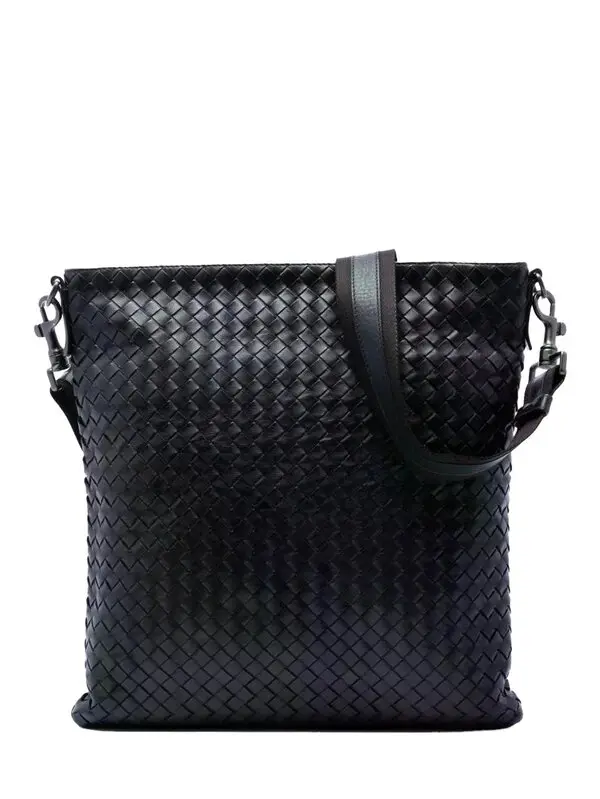 Bottega Veneta Nappa Intrecciato Vn Crossbody Bag - Black