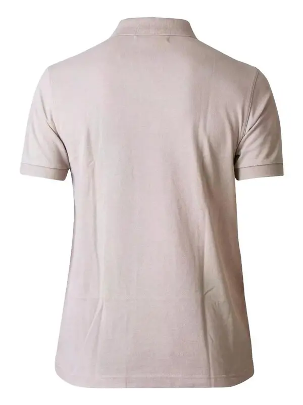 Comme Des Garçons X Fred Perry Logo-embroidered Polo Shirt - Neutrals