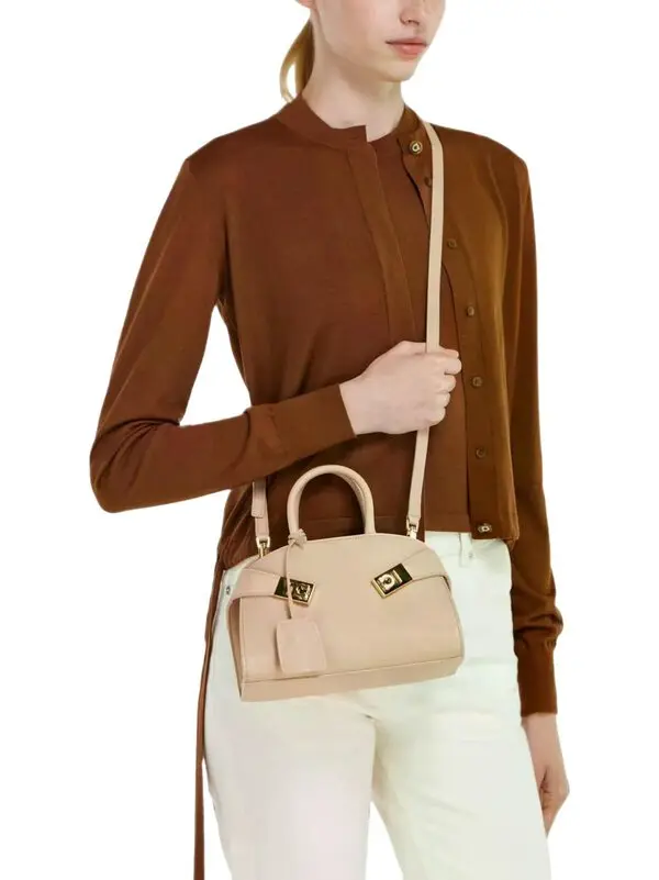 FERRAGAMO Hug Handbag - Neutrals