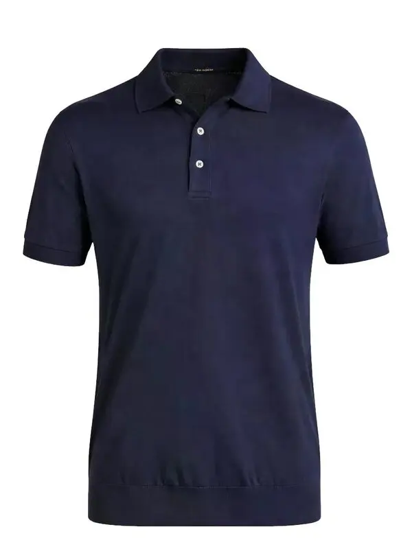 TOMBOLINI Short-sleeve Polo Shirt - Blue