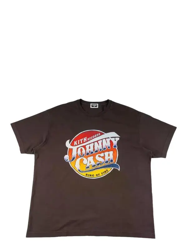 Kith X Johnny Cash Ring Of Fire T-shirt - Brown