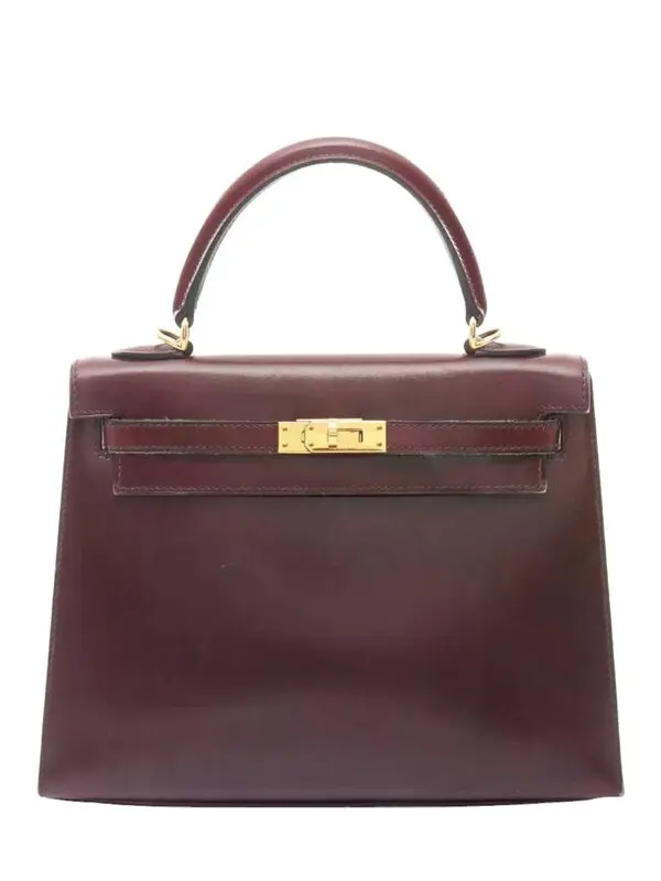Hermès Kelly Sellier 25 Shoulder Bag - Red
