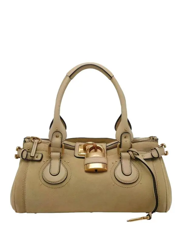 Chloé Paddington Suede Leather Bag - Brown
