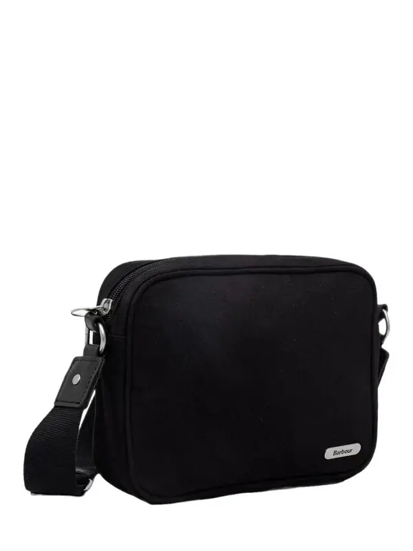 Barbour Olivia Logo Plaque Crossbody Bag - Black