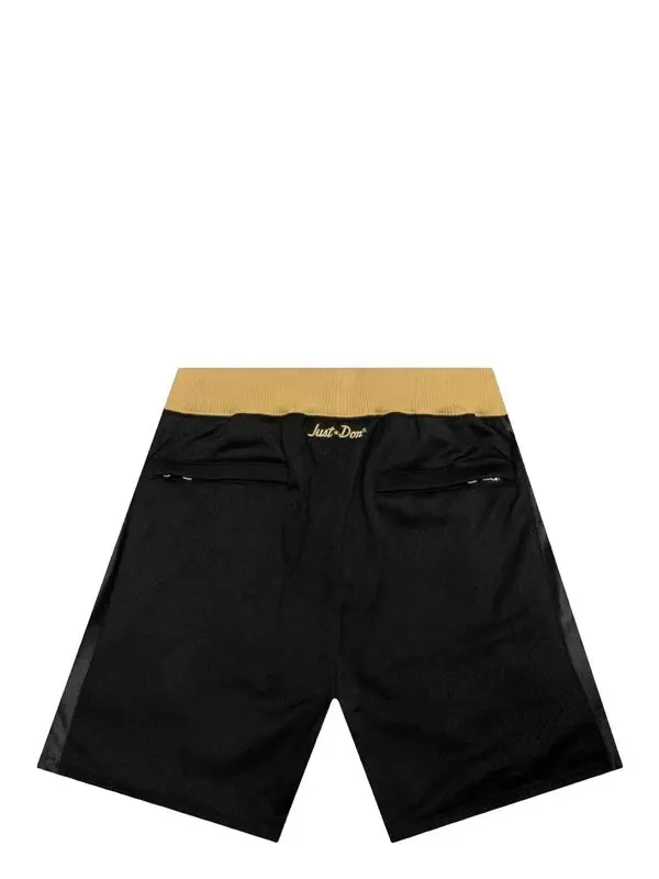 JUST DON Z Mitchell & Ness Logo-patch Shorts - Black