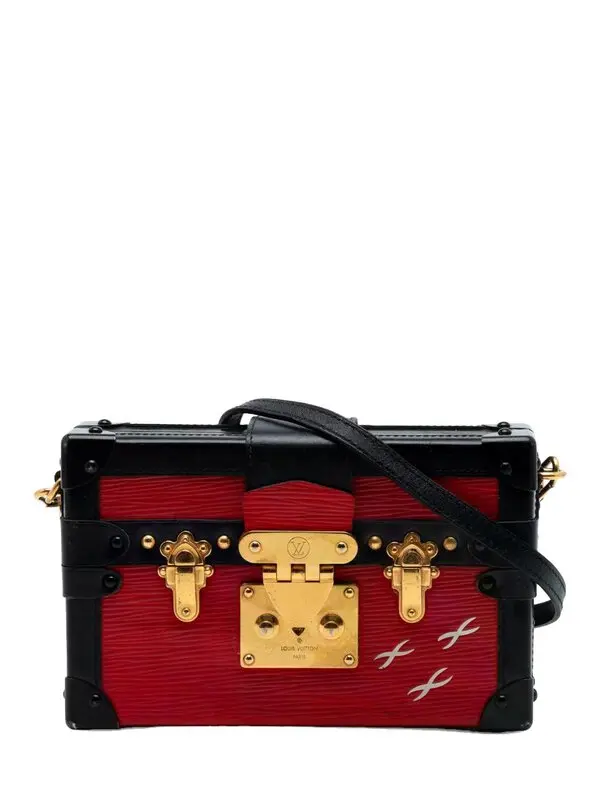 LOUIS VUITTON Epi Petit Malle Crossbody Bag - Red