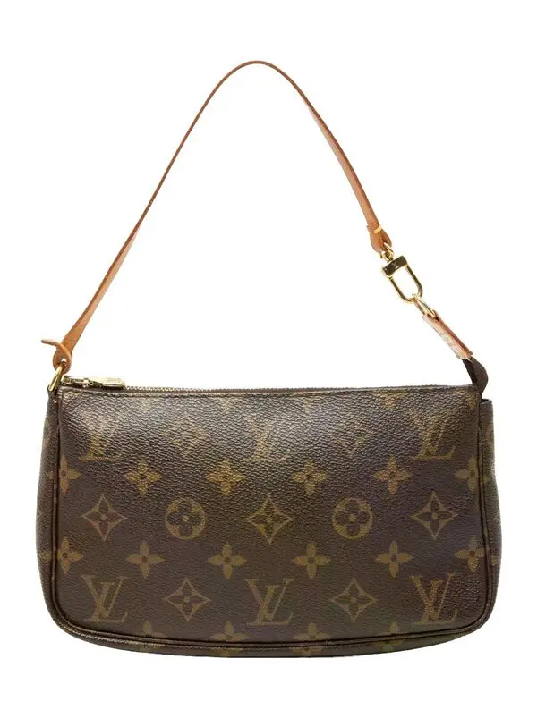 LOUIS VUITTON Monogram Pochette Accessoires Shoulder Bag - Brown