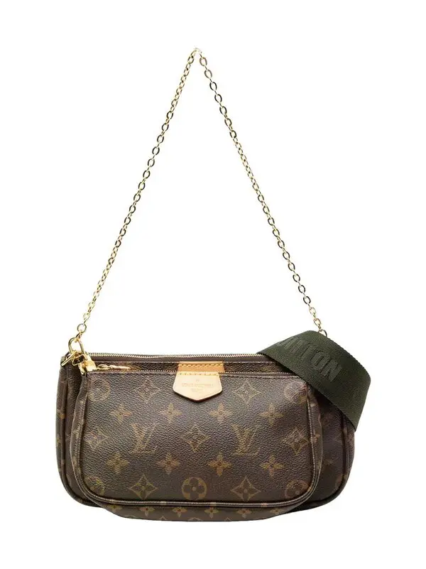 LOUIS VUITTON Monogram Multi Pochette Accessoires Satchel - Brown