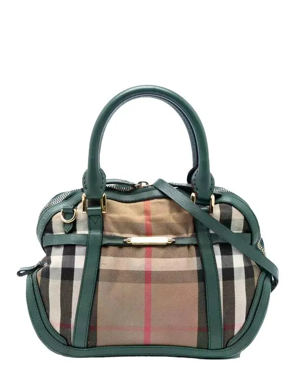 Burberry Canvas Bridle Orchard Satchel - Neutrals