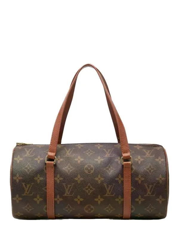LOUIS VUITTON Monogram Papillon 30 Handbag - Brown